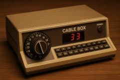 The 1980 Cable Box: The Chunky Little Gadget That Changed TV Forever ...